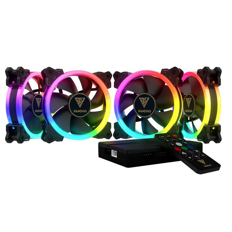 Bộ Kit 4 Fan Led RGB + Hub GAMDIAS 1204R Chính Hãng | Shopee Việt Nam