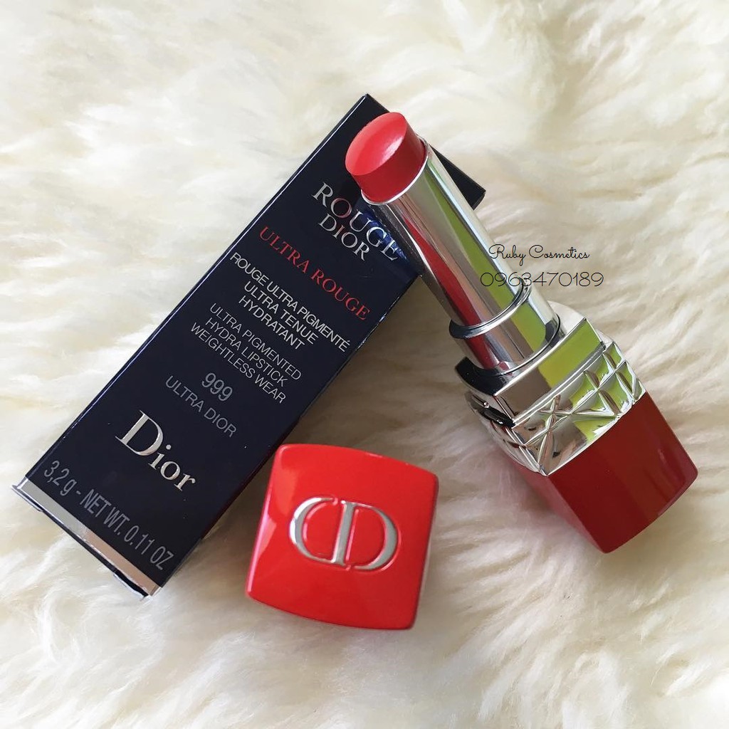 Son Dior Ultra Rouge Lipstick (Full box 3,2g) | Shopee Việt Nam
