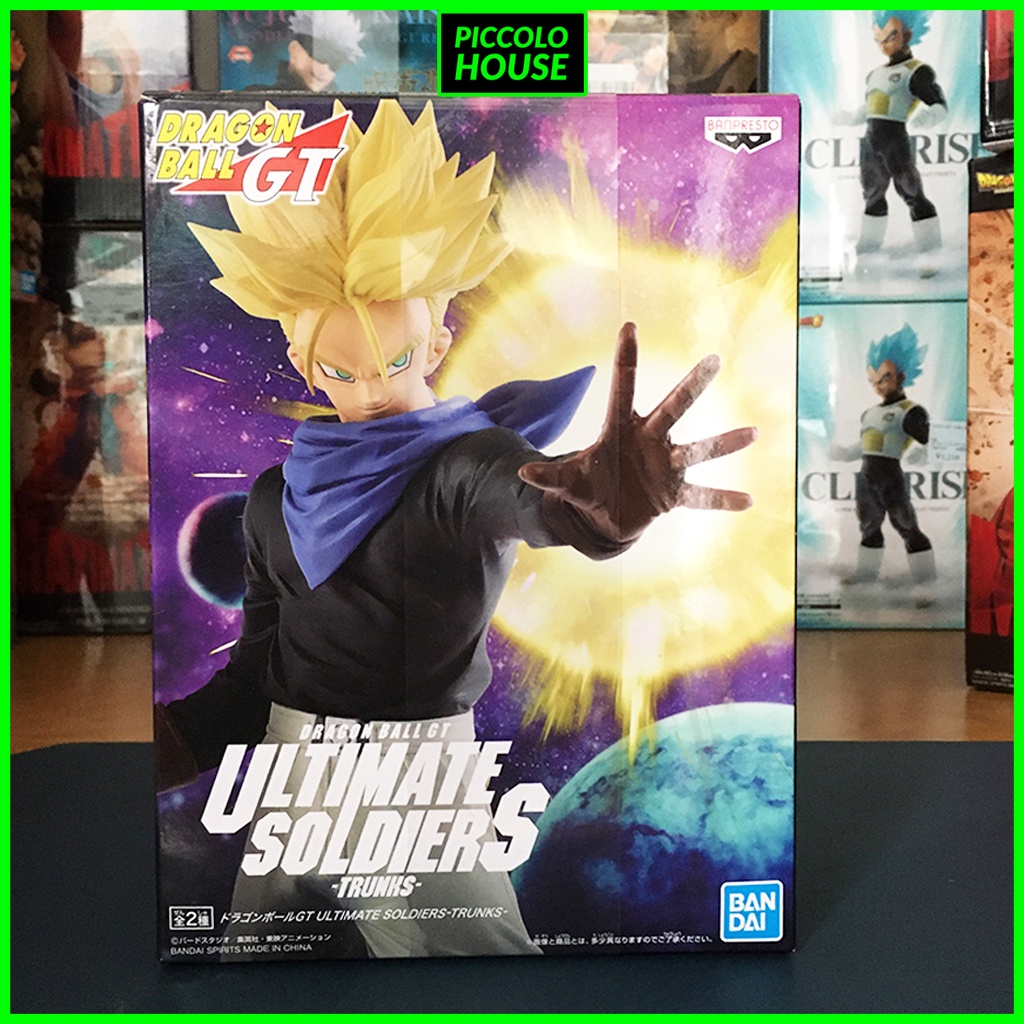 Mô hình dragon ball nhân vật Trunks 19cm chính hãng bandai Trunks ultimate soldiers B | Shopee ...