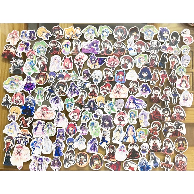 Sticker date a live 20-50 cái bóc dán nhiều mẫu ngẫu nhiên | Shopee ...