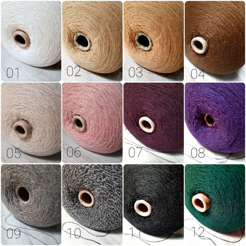 Len Wool Light Korean mềm, nhẹ, đan móc áo ấm | Shopee Việt Nam