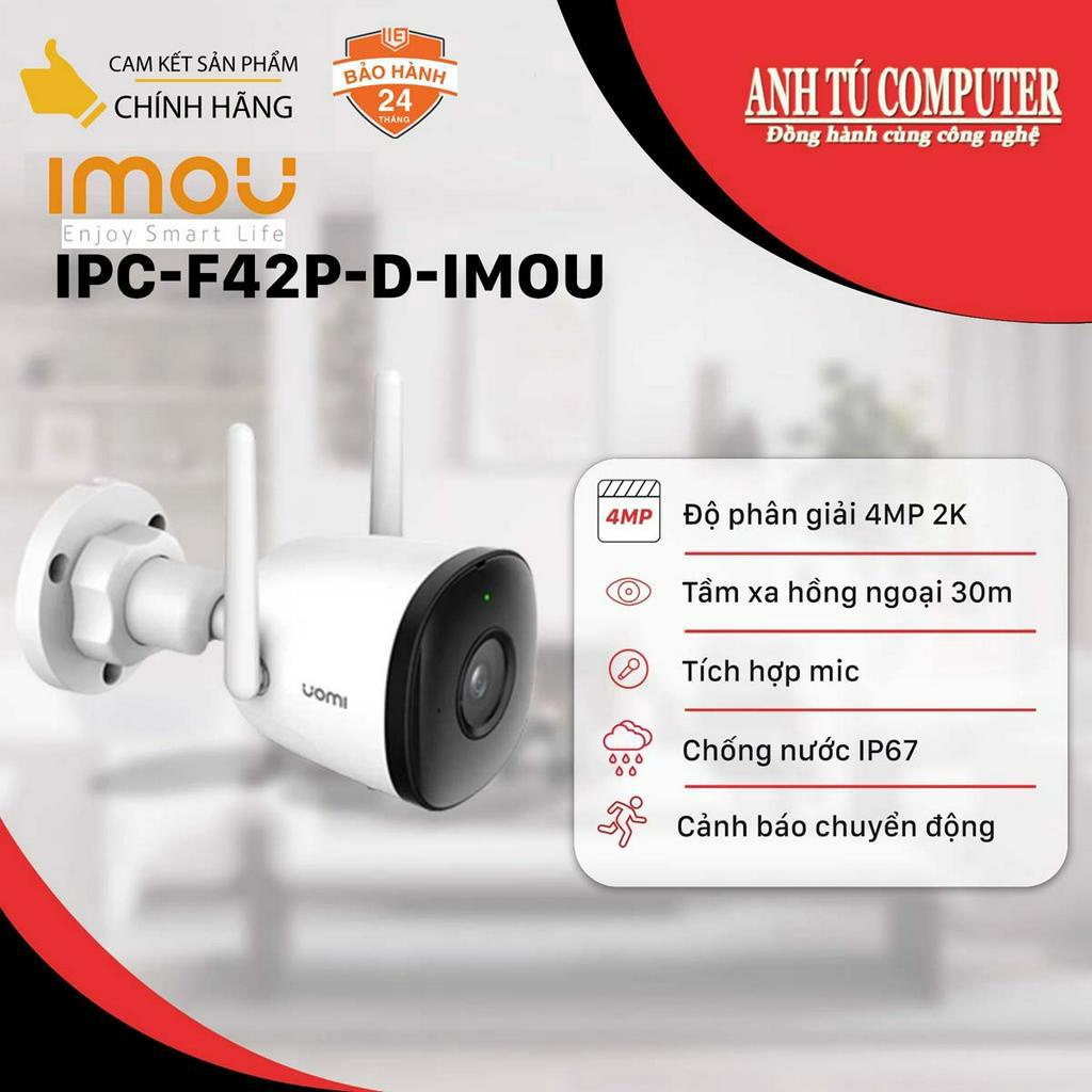 Camera Wifi 4 MP Imou IPC-F42P hỗ trợ Hotspot hàng chính hãng | Shopee Việt Nam