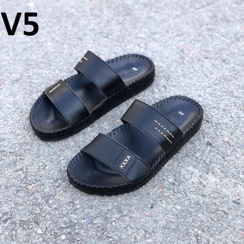dép da bò 2 quai | Shopee Việt Nam