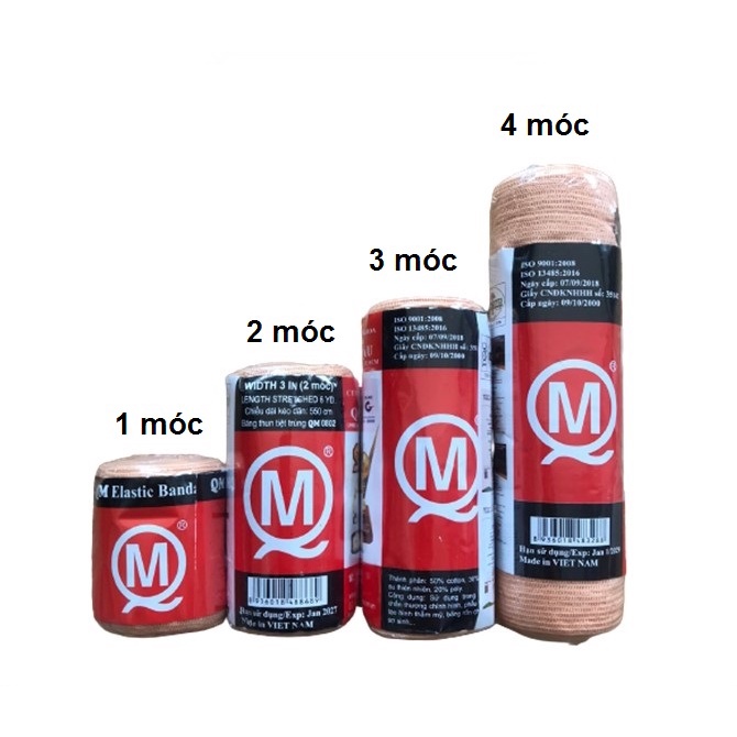 Băng thun y tế Quang Mậu (1 móc, 2 móc, 3 móc, 4 móc) | Shopee Việt Nam