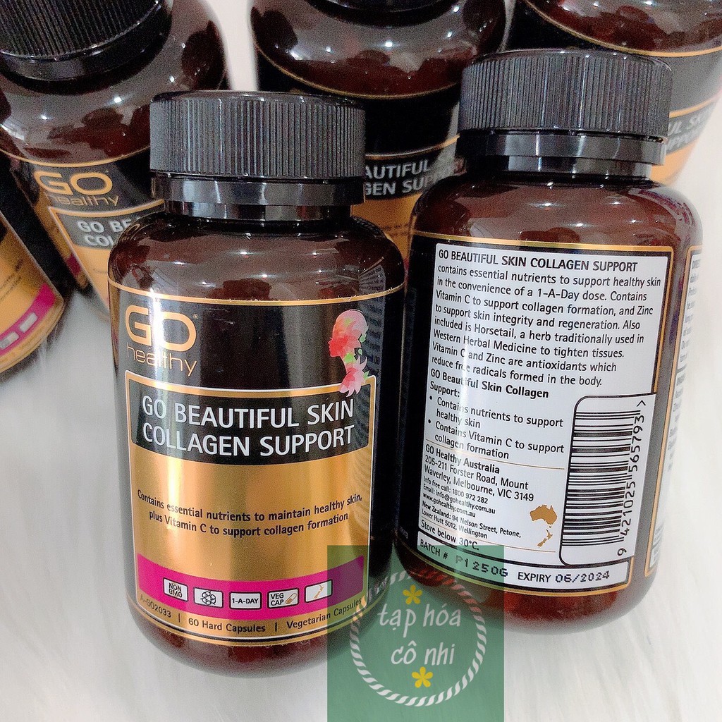 Viên Uống Bổ Sung Collagen Go Healthy Beautiful Skin Collagen Support ...