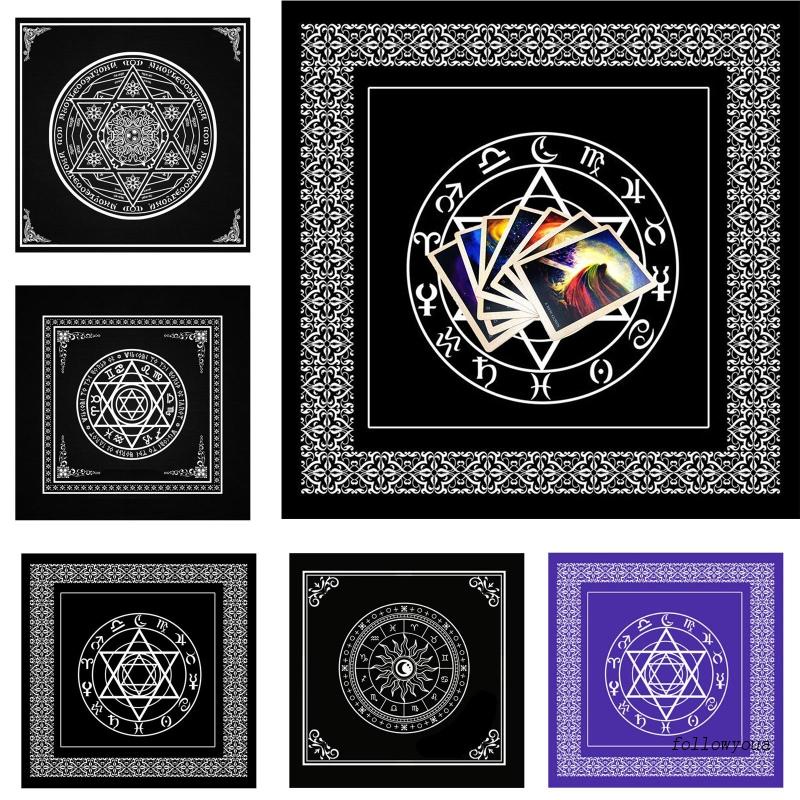 Tarot Tablecloth Fate Guidance Board Game Divination Rug Divination ...