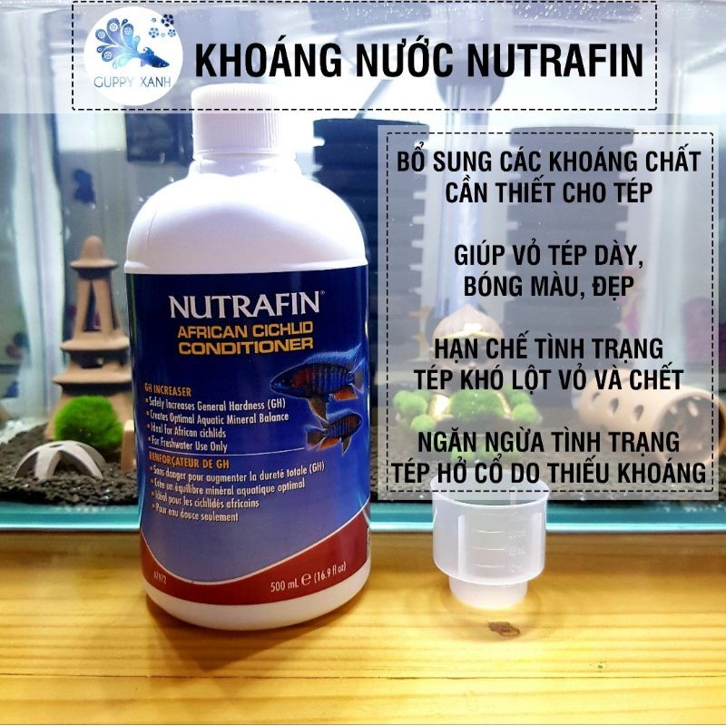 Khoáng tép cao cấp Nutrafin 500ml 100ml 50ml - hỗ trợ lên màu và phát triển cho tép cảnh ...