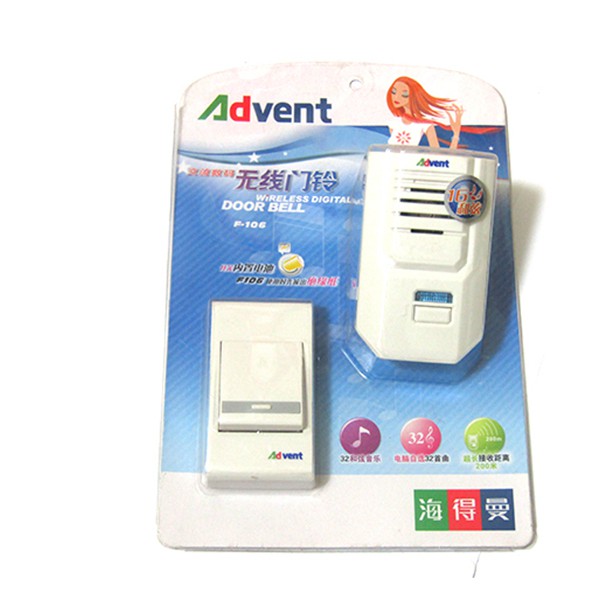CHUÔNG CỬA KHÔNG DÂY ADVENT F 106 P | Shopee Việt Nam