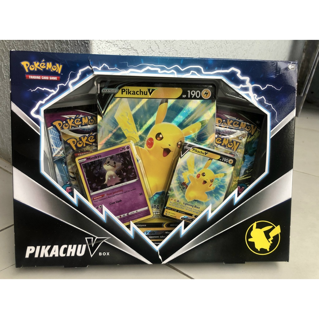 Hộp bài Pokemon: Pikachu V Box | Shopee Việt Nam