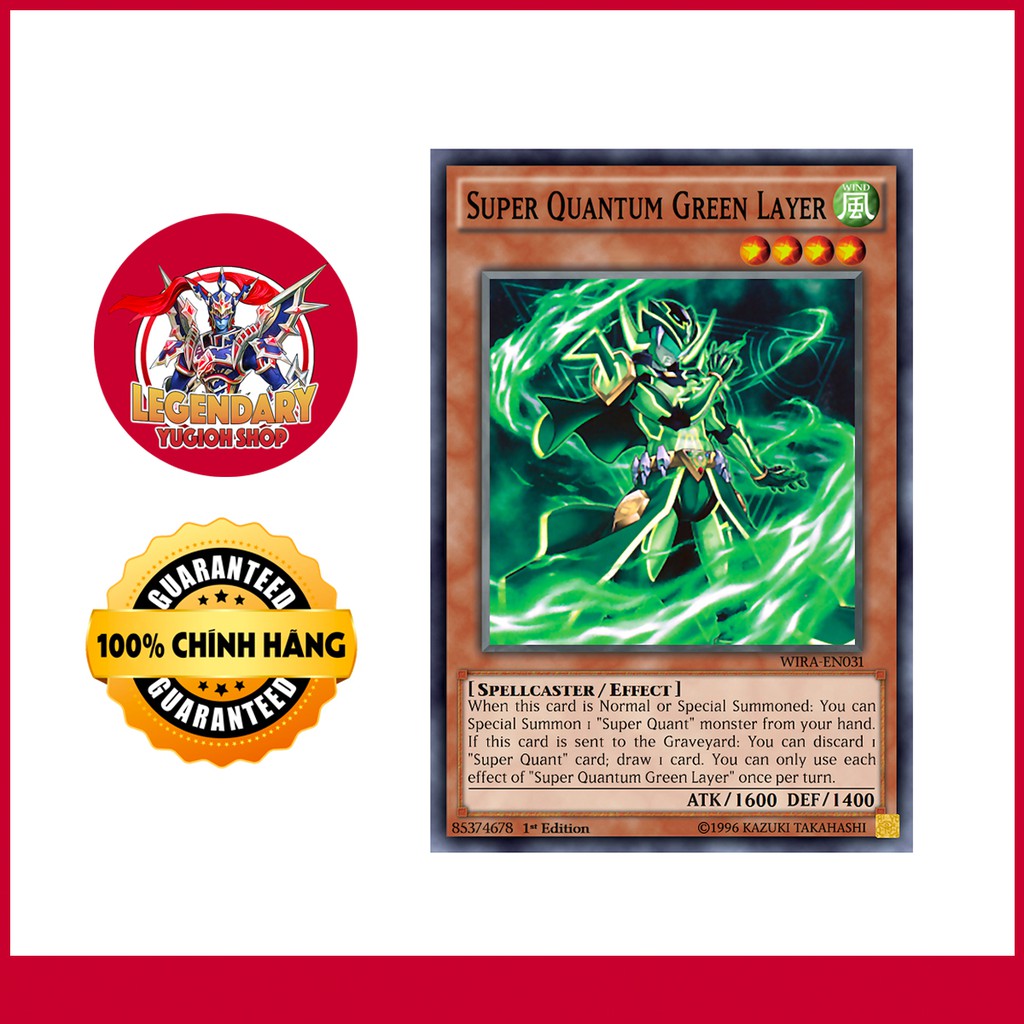 [Thẻ Bài Yugioh Chính Hãng] Super Quantum Green Layer | Shopee Việt Nam