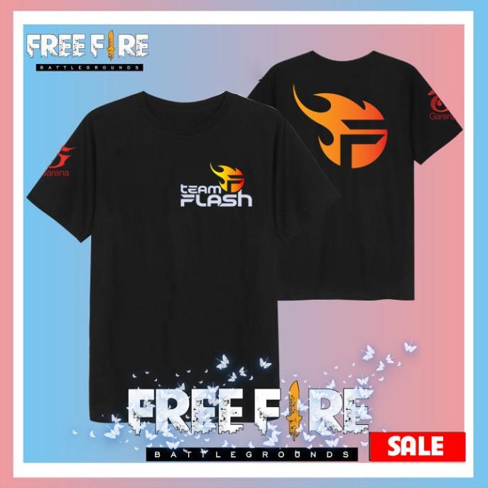 [SIÊU RẺ] áo thun FREE FIRE in hình TEAM FLASH cực đẹp | Shopee Việt Nam