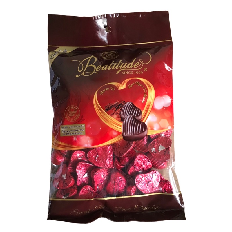 Socola Beatitude Viên Tim Đỏ Túi 500g | Shopee Việt Nam