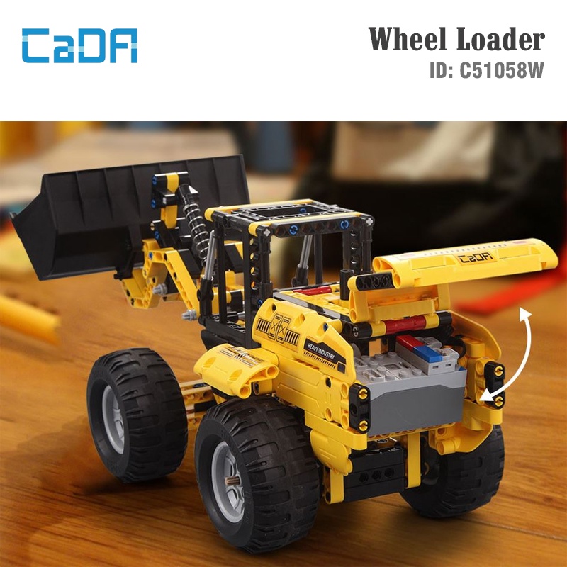 [Sẵn hàng] Đồ chơi lắp ráp điều khiển Máy ủi Wheel Loader – CADA ...
