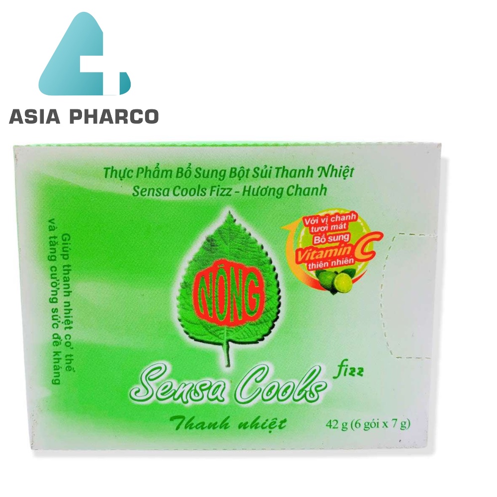 Bột Sủi Thanh Nhiệt Sensa Cools (6 Gói/Hộp) | Shopee Việt Nam