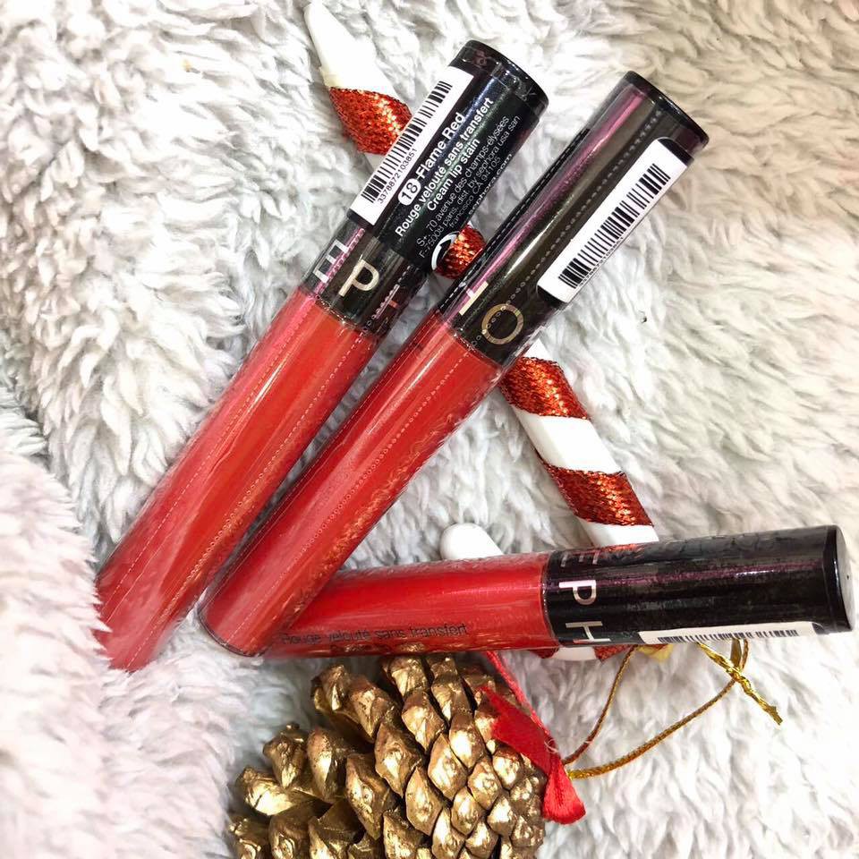 Son kem SEPHORA Cream Lip Stain ''18 Flame Red'' Liquid Lipstick ...