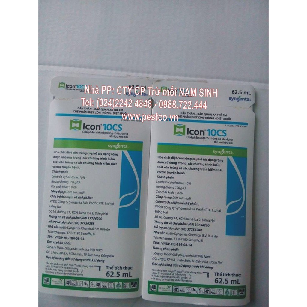 Thuốc trừ muỗi ICON 10SC (gói 62ml) | Shopee Việt Nam