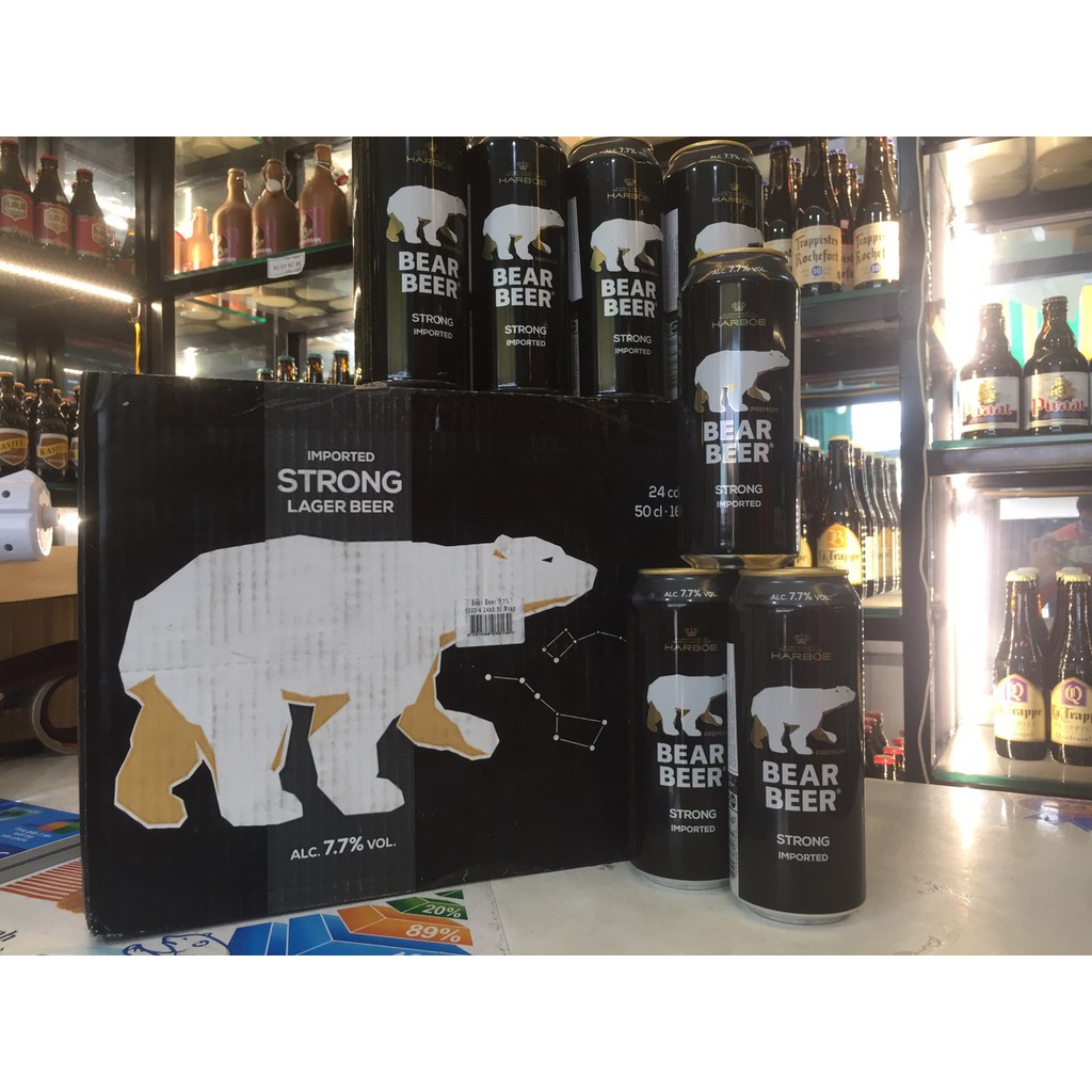 Bia bear beer – Bia gấu 7,7% _24 lon_500ml [ Ship Siêu Tốc HCM ...