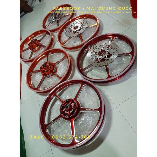 Mâm 5 cây cnc K5 x1r xe Ex150 Ex155 | Shopee Việt Nam