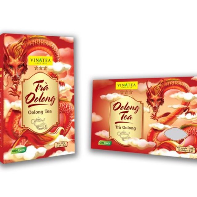Trà Vinatea OoLong Ba Sao 80 g ( 10 gói x | Shopee Việt Nam