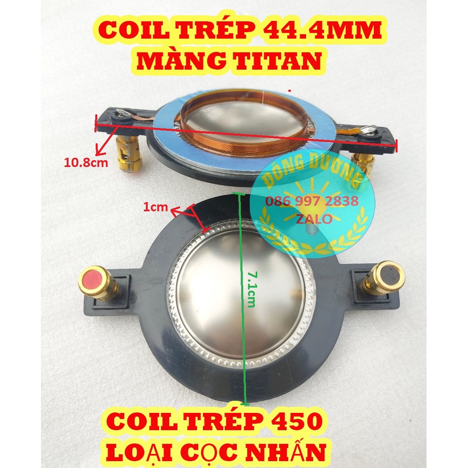 COIL LOA TREBLE 44,4MM CỌC NHẤN - GIÁ 1 CÁI - CÔN TRÉP 450 | Shopee ...