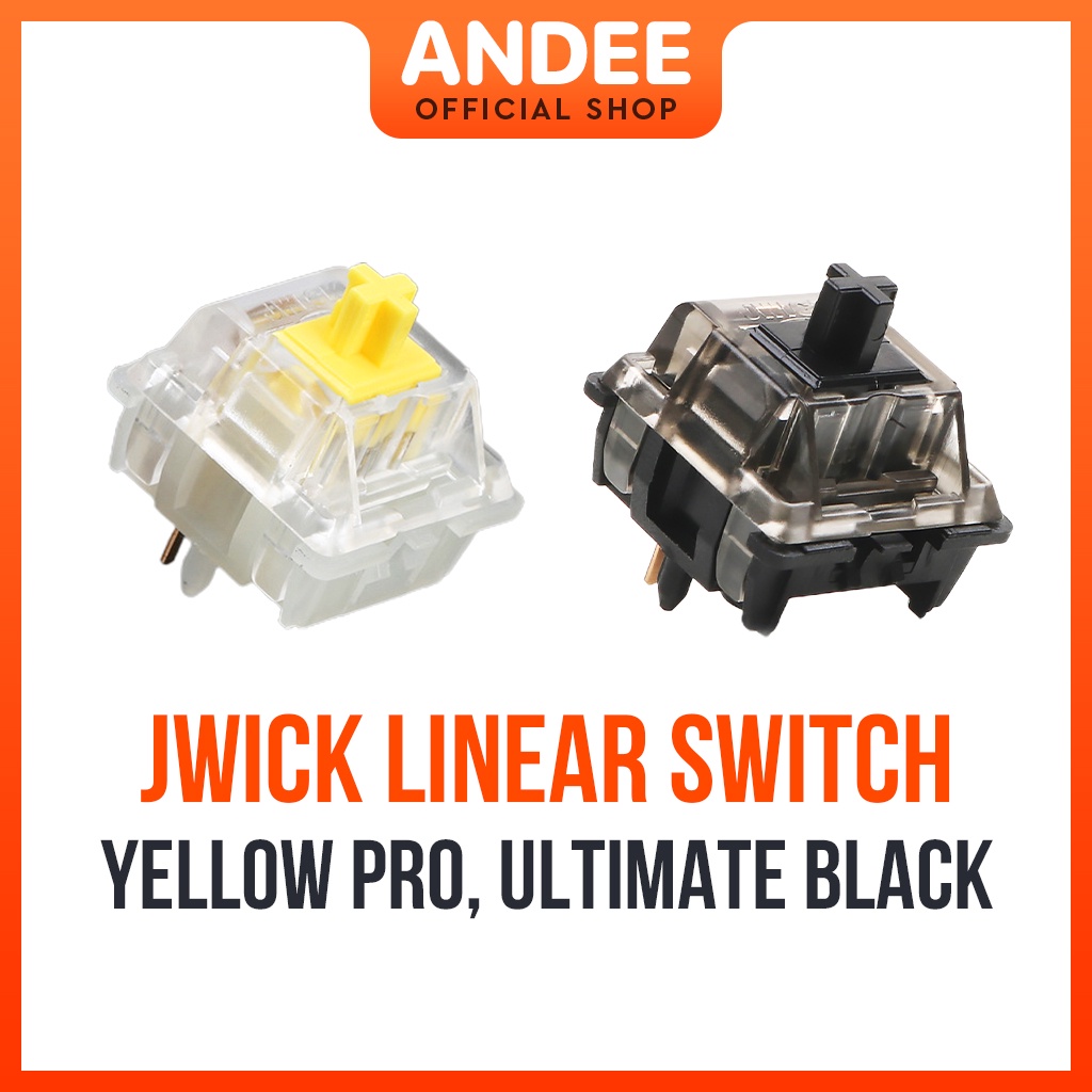 Jwick Yellow Pro Ultimate Black công tắc tuyến tính thay thế cho bàn ...