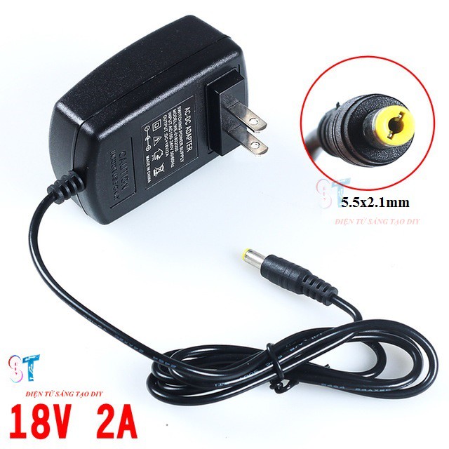 NGUỒN ADAPTER 18V 2A JACK 5.5X2.1MM | Shopee Việt Nam