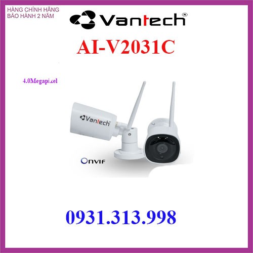 Camera IP AI Wifi 4.0MP VANTECH AI-V2031C | Shopee Việt Nam