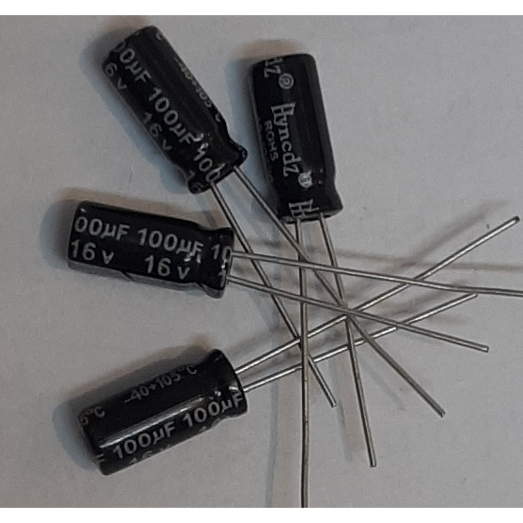 Tụ hóa 100uF/16V, Tụ phân cực 100uF/16V (bộ 2 con) | Shopee Việt Nam