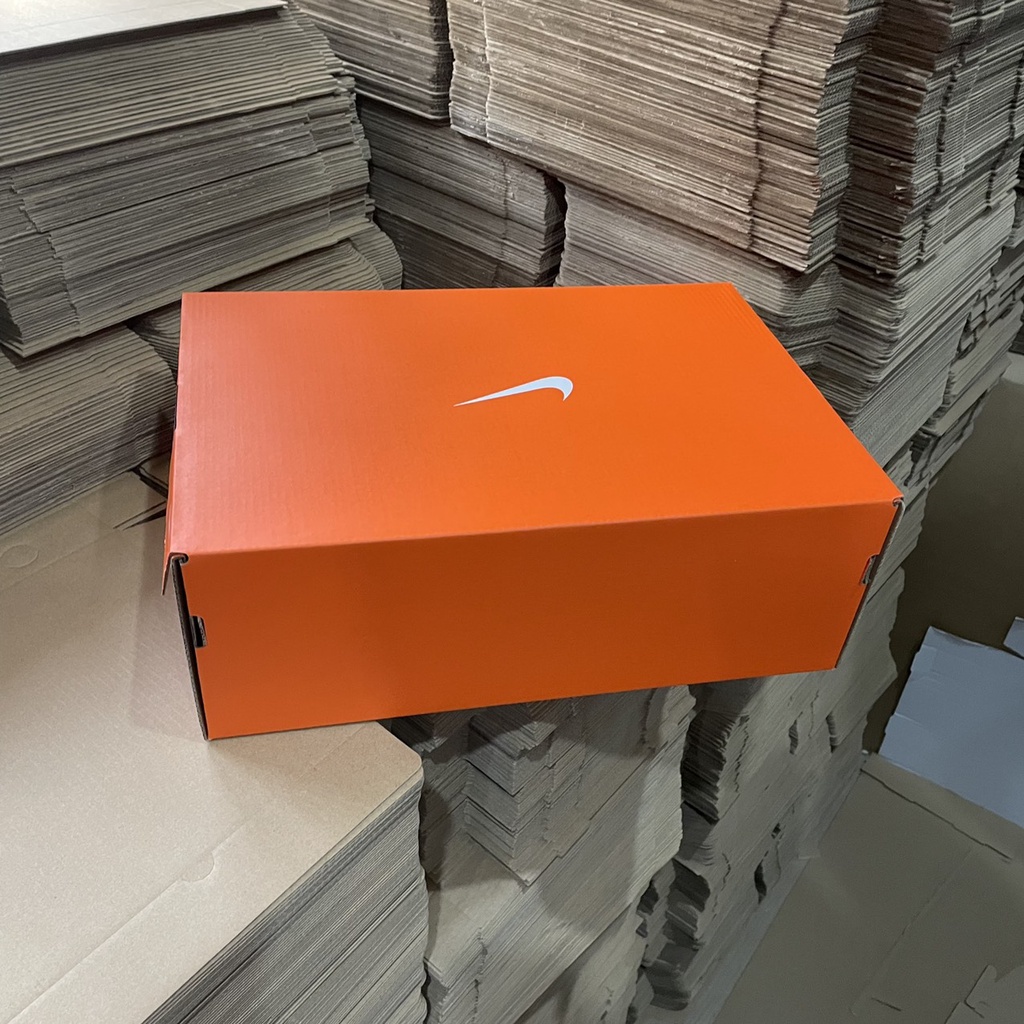 HỘP CARTON ĐỰNG GIÀY, DÉP CHÍNH HÃNG NIKE MÀU CAM bộ 5 hộp carton ...