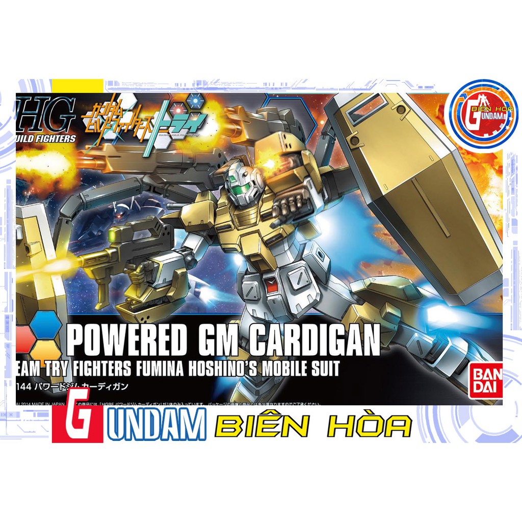 Mô hình lắp ráp Gundam Hg Powered GM Cardigan | Shopee Việt Nam