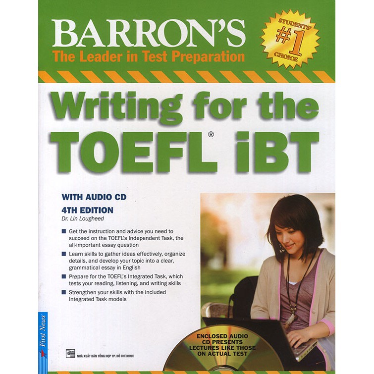 Sách - Barron's Writing for the TOEFL iBT - 4th edition | Shopee Việt Nam