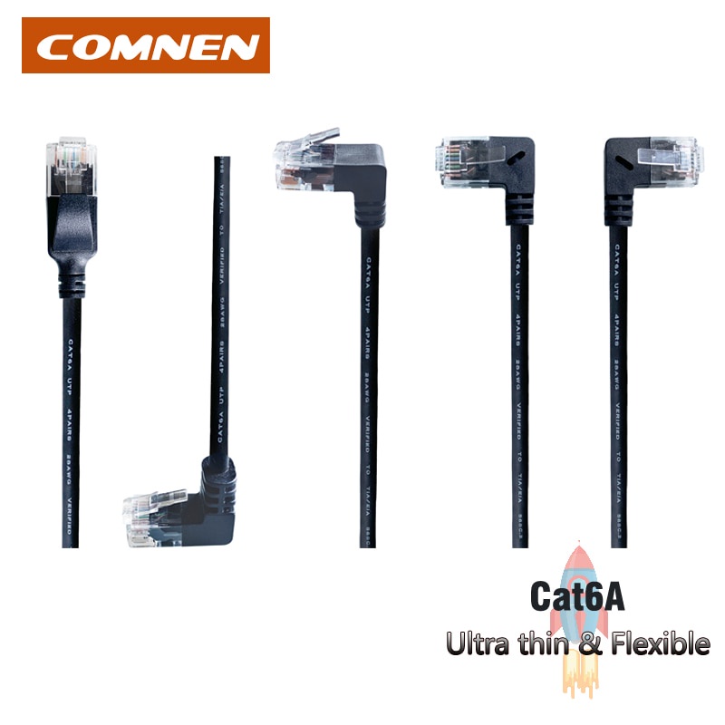 Dây Cáp Mạng Lan Cat6a 90 Độ Siêu Mỏng Cho TV BOX Laptop | Shopee Việt Nam