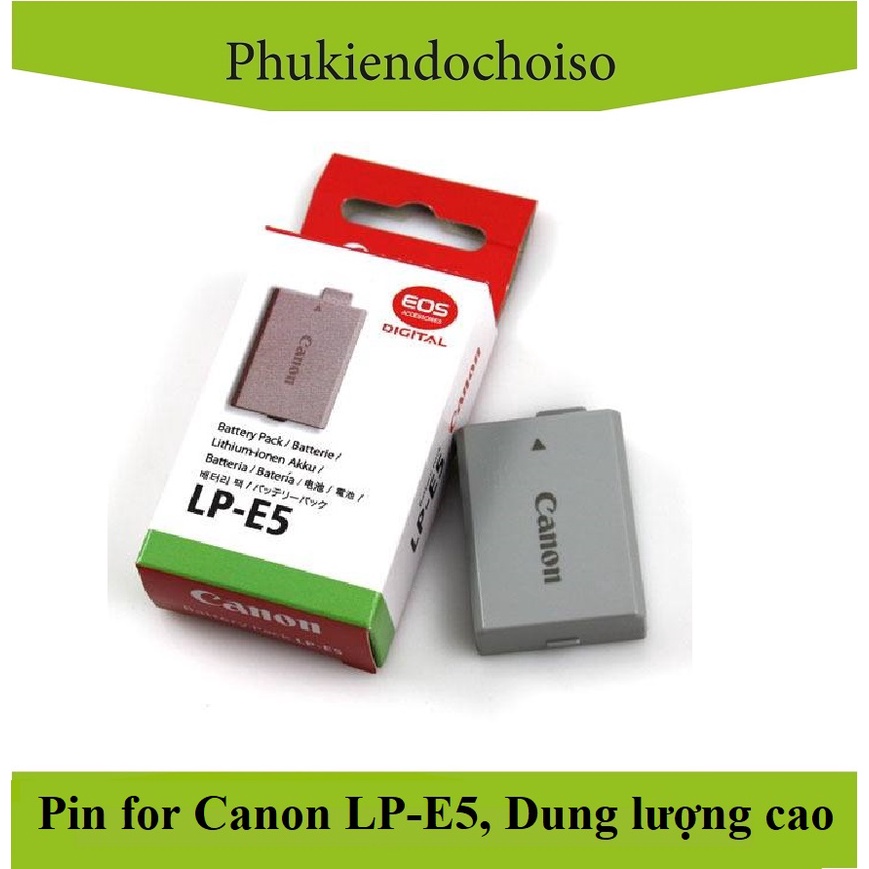 Pin máy ảnh Canon LP-E5/E6/E8/E10/E12/E17/NB-13L/BP-511A | Shopee Việt Nam