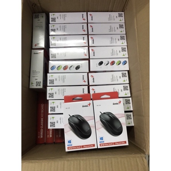 Chuột quang có dây Genius DX110, DX120 (đen) - Hàng chính hãng - Bảo ...
