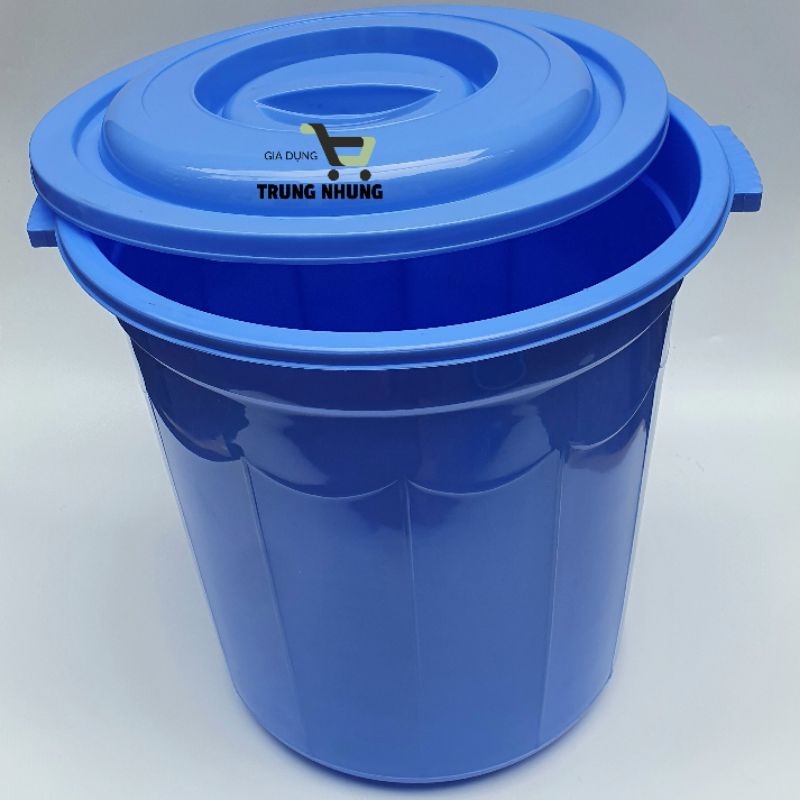 [HOẢ TỐC] Thùng nhựa tròn có nắp 80L/120l/160l/180l/220l Việt Nhật, thùng đựng nước | Shopee ...