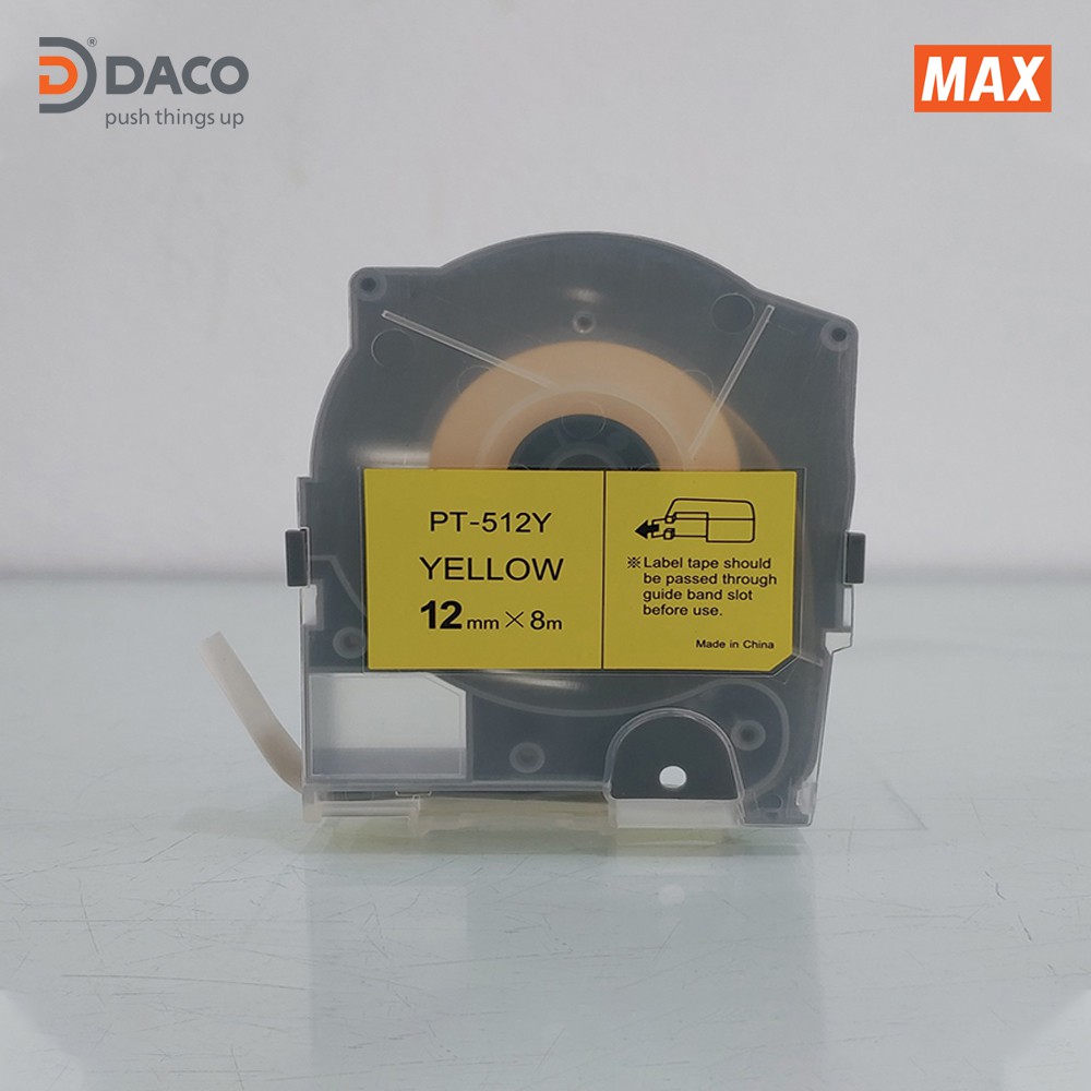 PT-512Y Băng nhãn máy in ống lồng đầu cốt MAX LM550A, LM550E, 12mm x ...