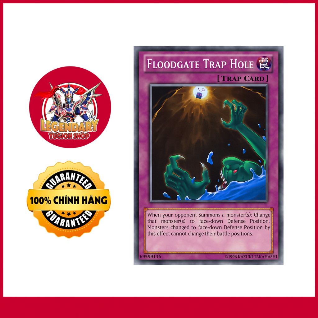 [Thẻ Bài Yugioh Chính Hãng] Floodgate Trap Hole | Shopee Việt Nam