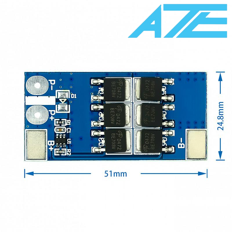 Mạch bảo vệ pin 1S 3.2V 25A lifepo4 1 Cell 3.7V - 1A19 | Shopee Việt Nam