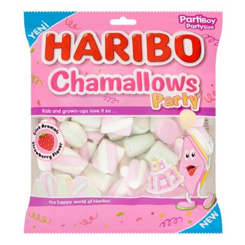 Kẹo Marshmallow Haribo Chamallows Pink & White gói 70g / 150g | Shopee ...