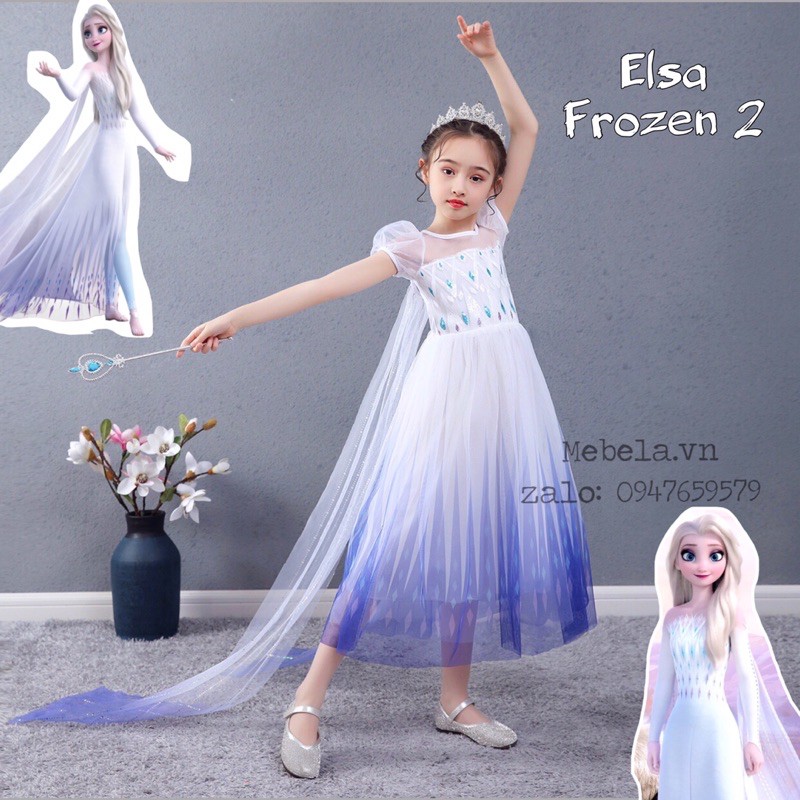Váy Elsa Frozen 2 cho bé 15-34kg | Shopee Việt Nam