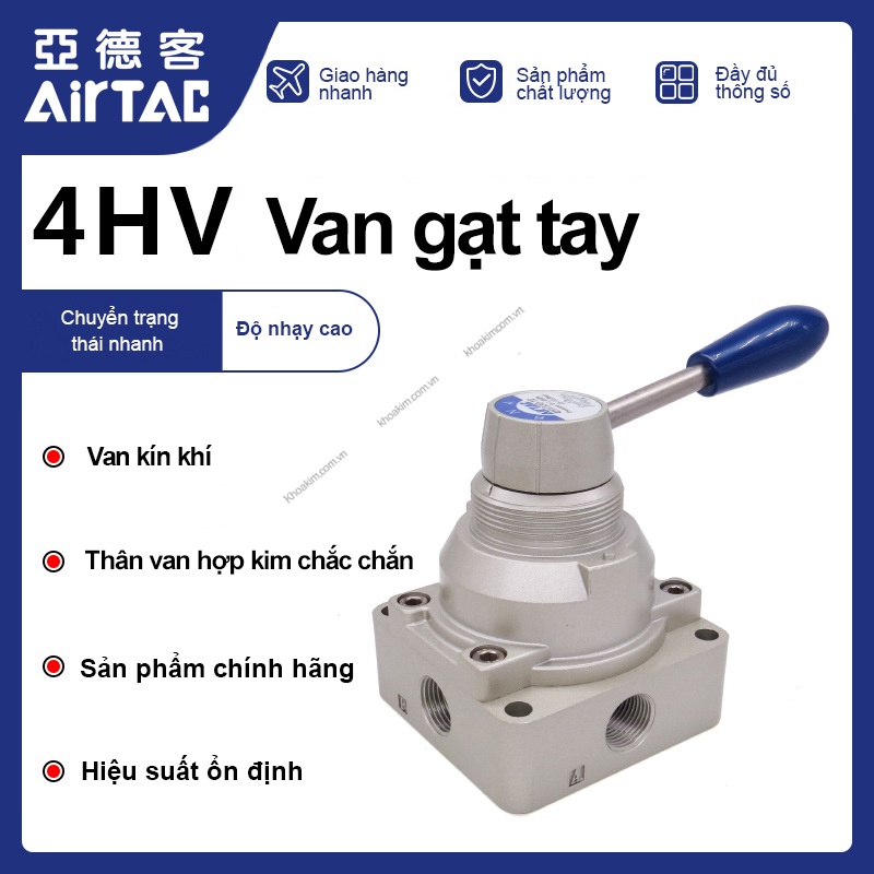 4HV330 Van Gạt Tay Khí Nén AIRTAC 4HV330-10 (Van Khí Nén 4/3, Ren 17) | Shopee Việt Nam