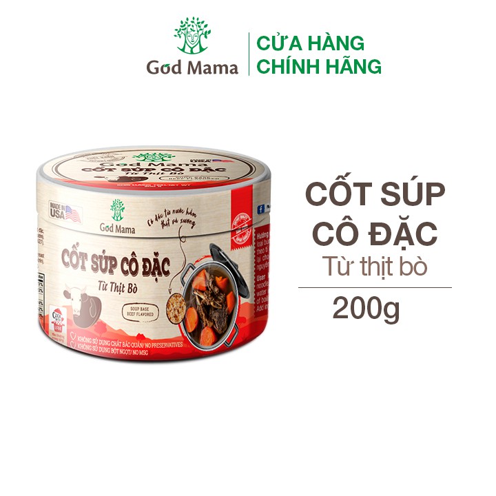 Cốt súp cô đặc – Từ thịt bò God Mama 200g | Shopee Việt Nam