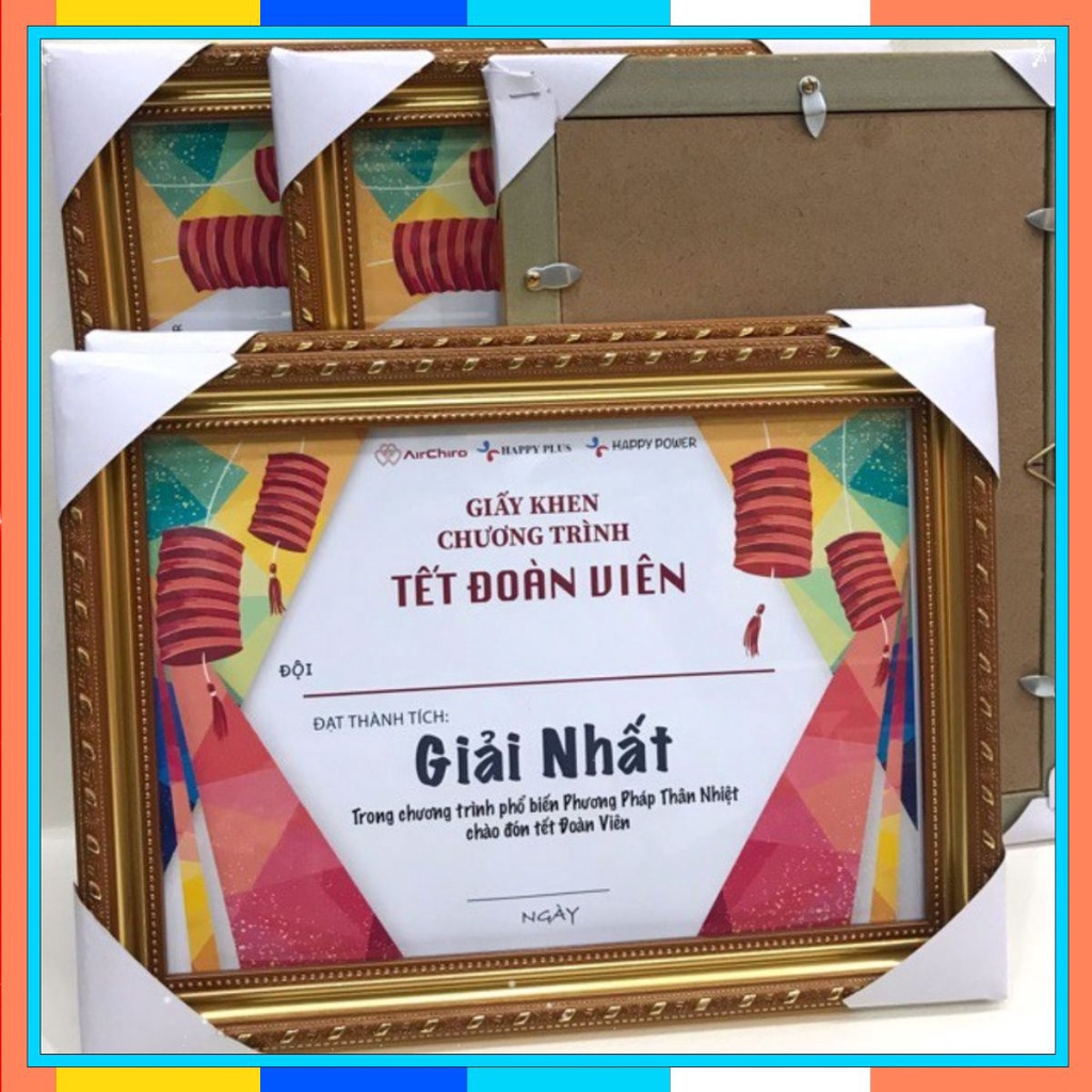 [FREE SHIP] Khung bằng khen A4 Duy Khang, khung hình 21x30 | Shopee ...