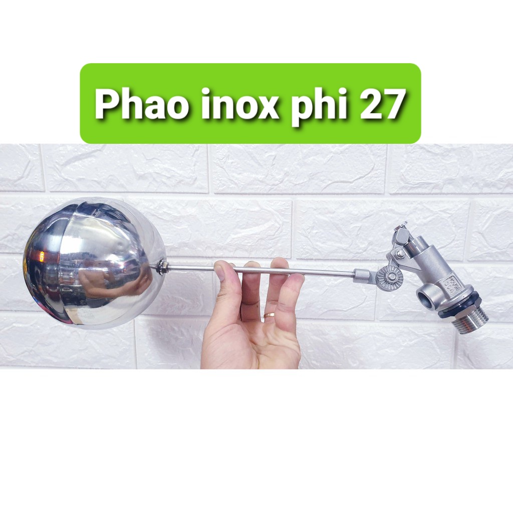 Phao cơ ngắt nước INOX SUS 304 phi 21 phi 27 (hàng dày nặng) | Shopee ...