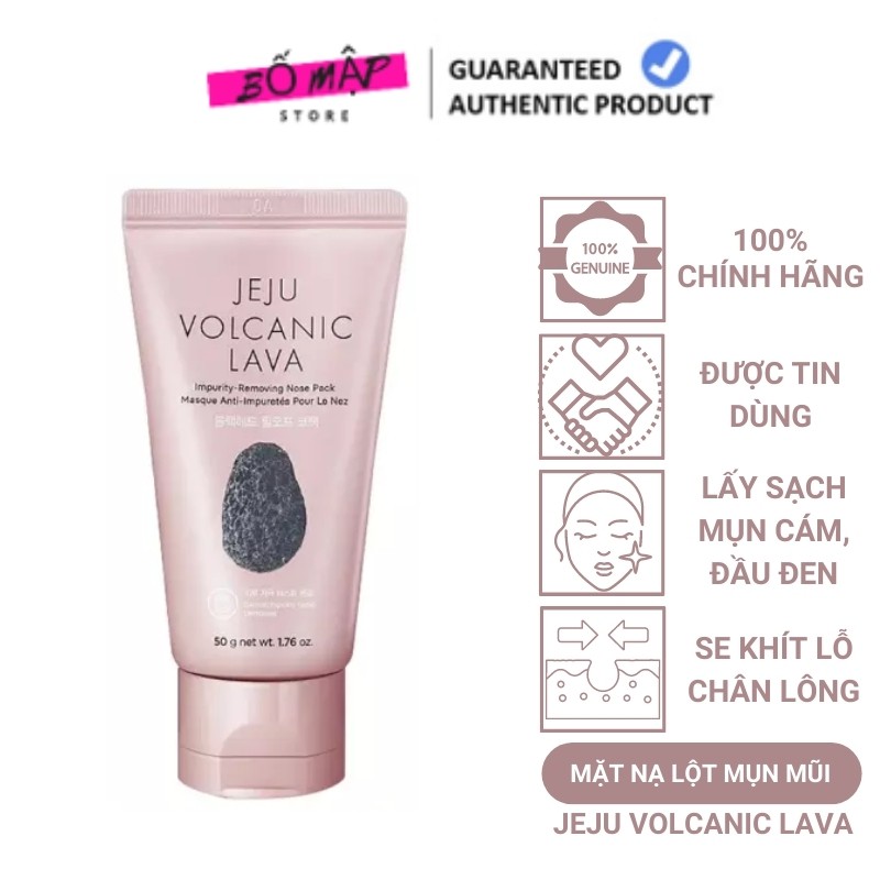 Gel Lột Mụn Mũi Jeju Volcanic Lava Peel-off Clay Nose Mask 50g | Shopee ...