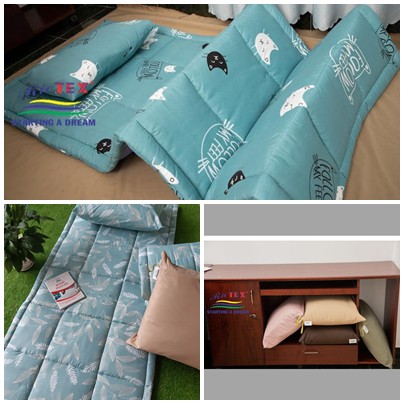 SIÊU TIỆN LỢI Nệm ngủ văn phòng size: 80cm x 190cm x 3cm, tiện lợi, gọn nhẹ ( cho bạn giấc nghỉ ...