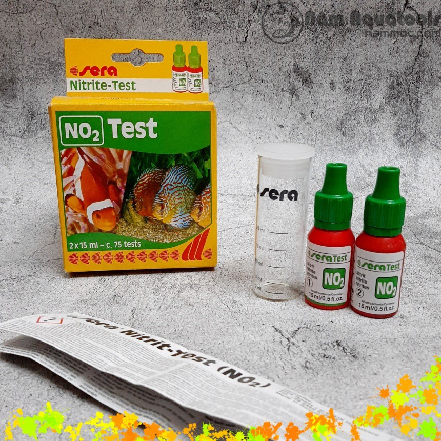 SERA Test Kit | Test NO2 Sera - Kiểm tra nồng độ Nitrite trong bể cá ...