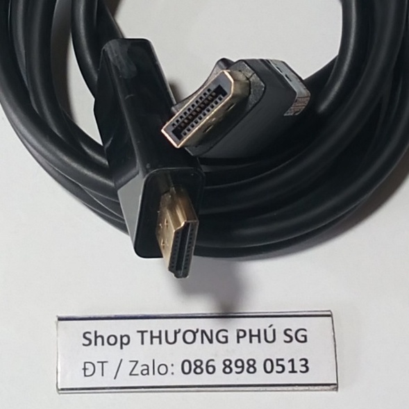 Cáp DisplayPort ra HDMI dài 1.8M (DP to HDMI Cable) | Shopee Việt Nam