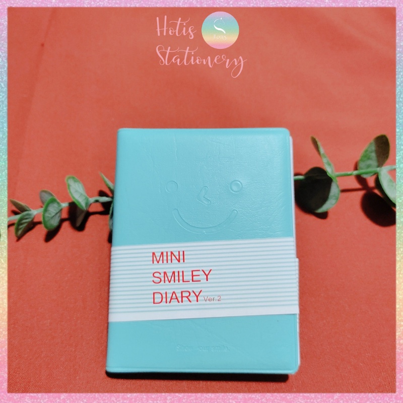 [HOTIS] Sổ tay MINI SMILEY DIARY bìa da nhiều màu - Khổ 7.7x12.7cm ...