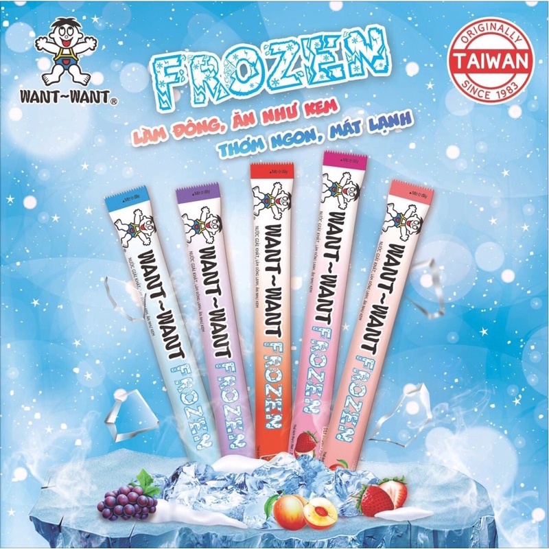 Bòn bon kem đá tuổi thơ Combo 20 cây kem đá Want Want | Shopee Việt Nam